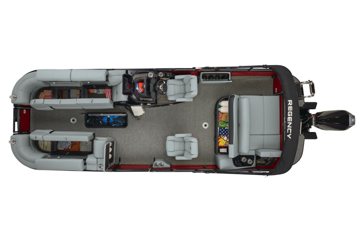 250 DL RF - REGENCY Pontoon Boat
